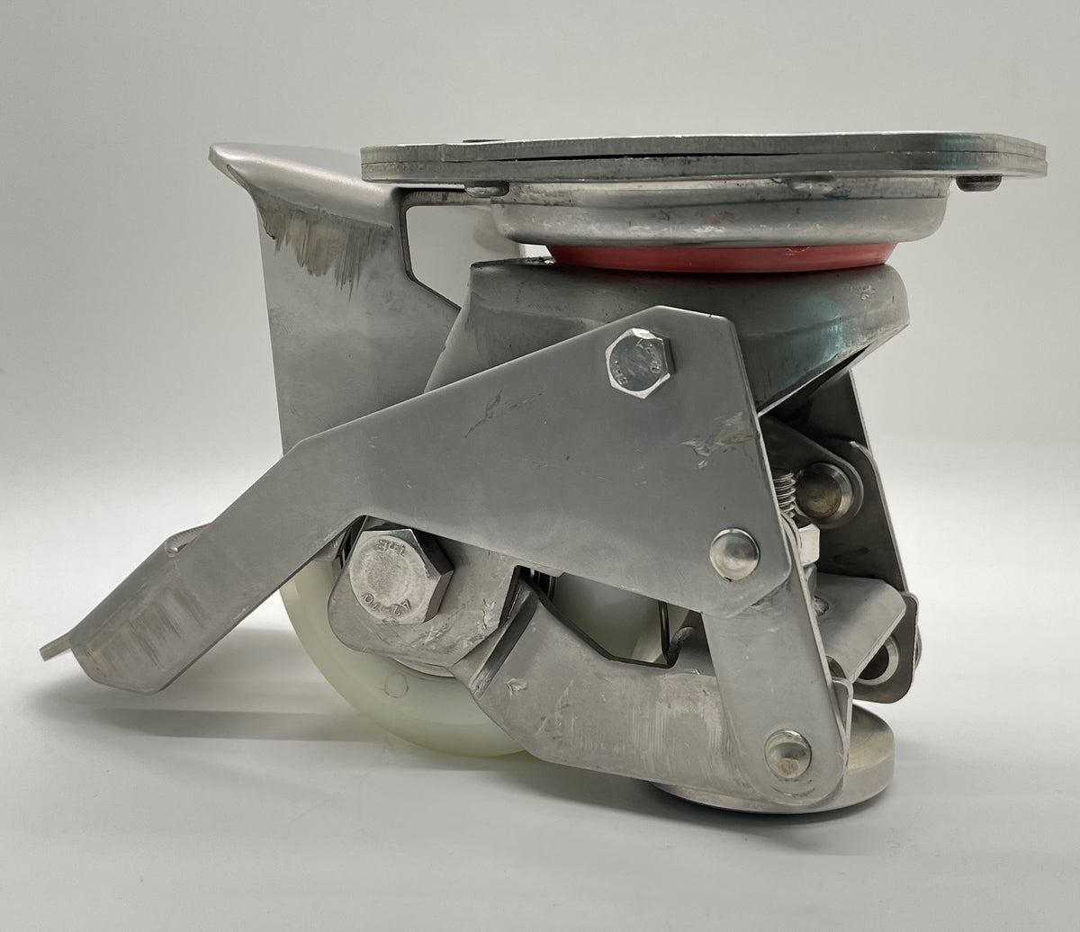 LevelMaster Retractable Stainless Steel Leveling Caster