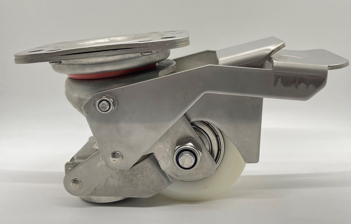 LevelMaster Retractable Stainless Steel Leveling Caster – Casters.com