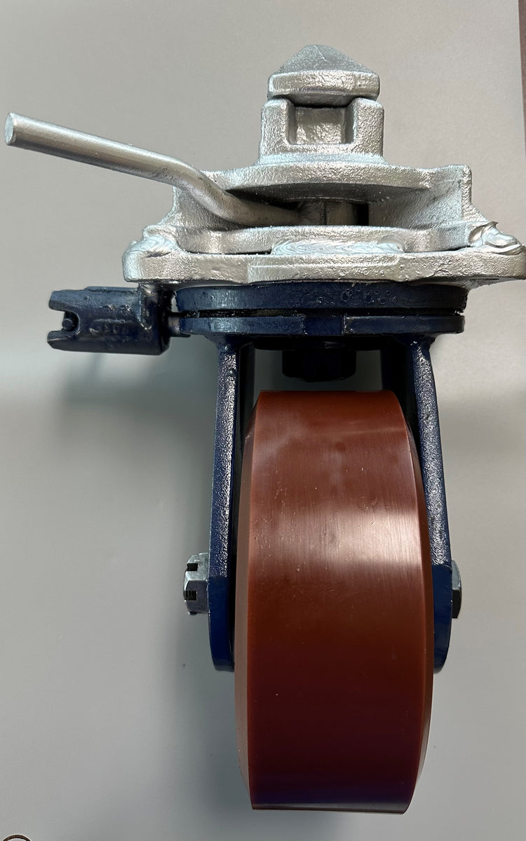 8"x3" Heavy Duty Forged Steel Cargo Container Swivel Caster