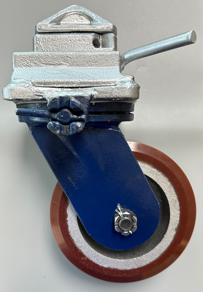 8"x3" Heavy Duty Forged Steel Cargo Container Swivel Caster